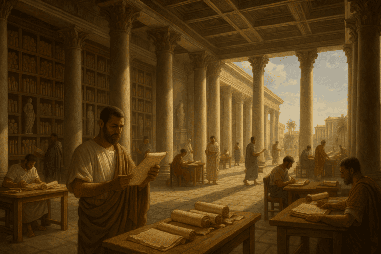 The Ancient Museaum and Library of Alexandria - Science Abbey